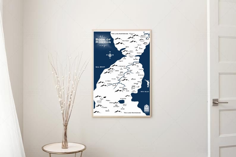 DIGITAL DOWNLOAD the Book of Mormon Map Study LDS Primary Scripture ...