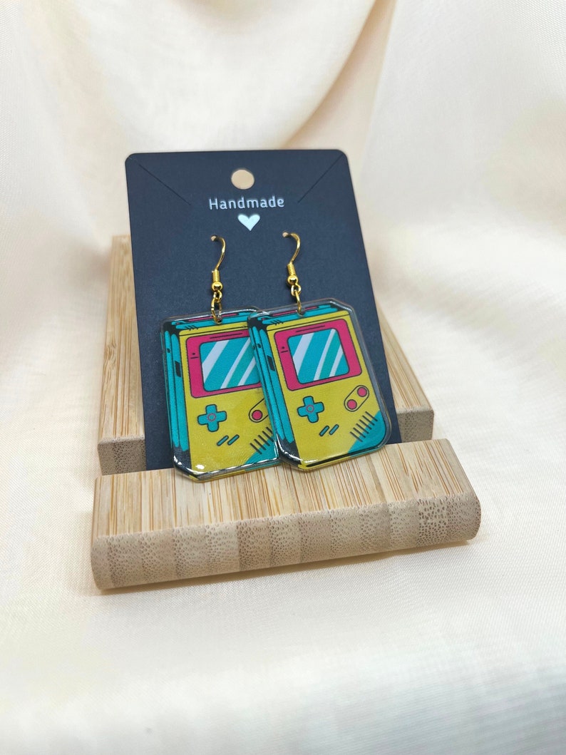Retro Colorful Acrylic 80s 90s Cartoon Dangle Statement Fashion ...