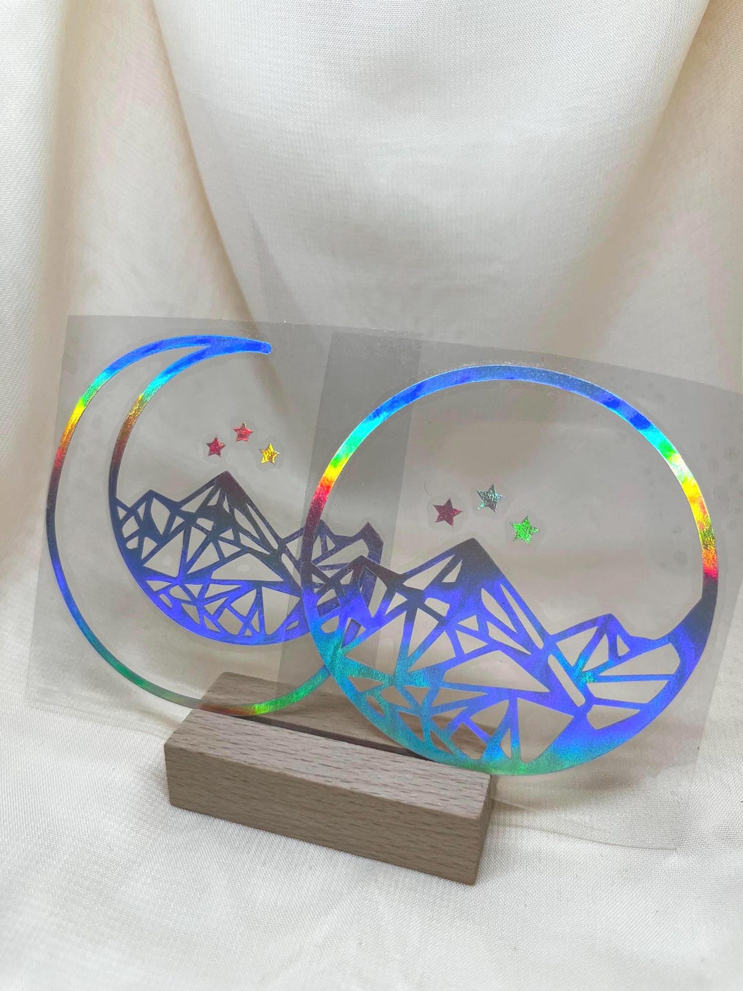 Holographic ACOTAR Mountain Star Moon Sticker Decals Fan Art Rhysand ...