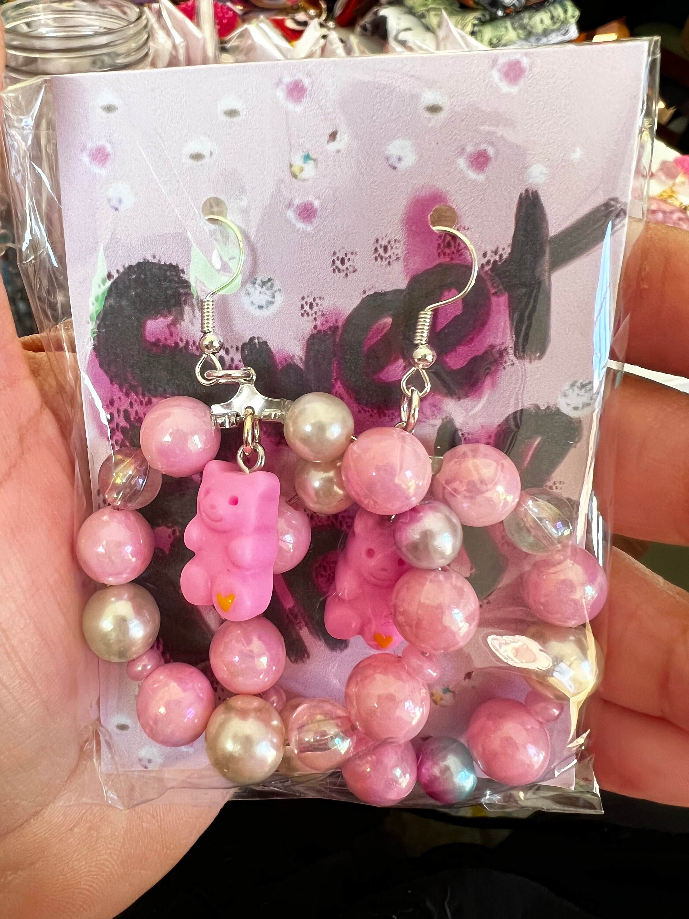 Gummy Bear Bubbles Hoop Earrings - Etsy