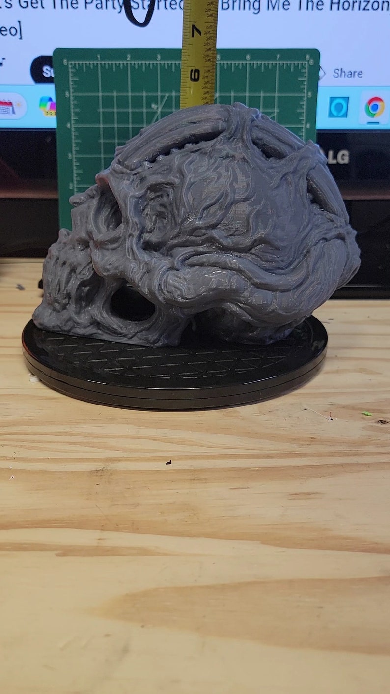 3d Printed Demon Skull - Etsy