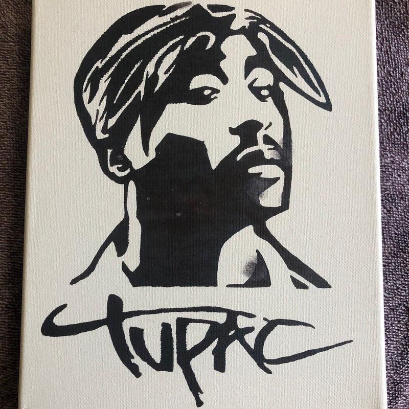 Tupac Abstract - Etsy