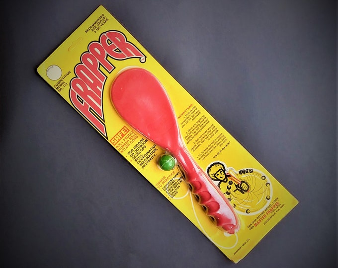 Vintage Paddle Ball, the Frapper Vintage Toy, Retro Paddle Ball ...