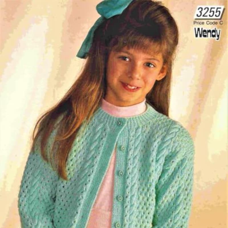 Girls Cardigan Knitting Patterns - Etsy