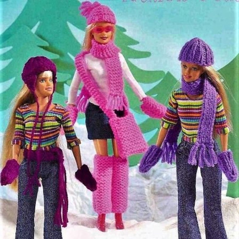 Barbie Doll Size Scarf - Etsy UK