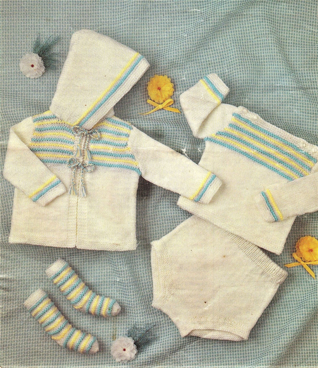 Nearly Free Baby Knitting Pattern Jacket Jumper Socks and - Etsy