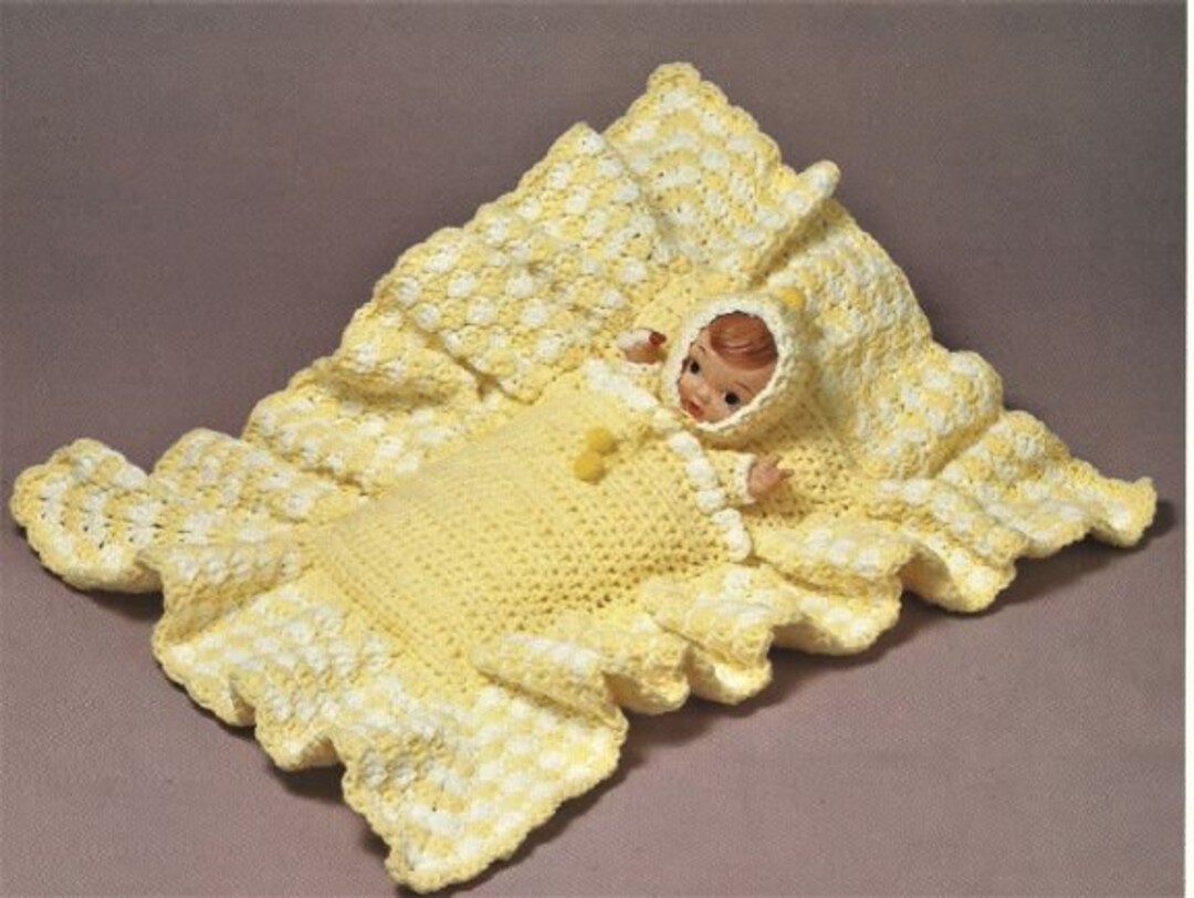 Crochet Cuddler and Doll Pattern, Instant Download Pdf, 4 Ply Yarn or ...