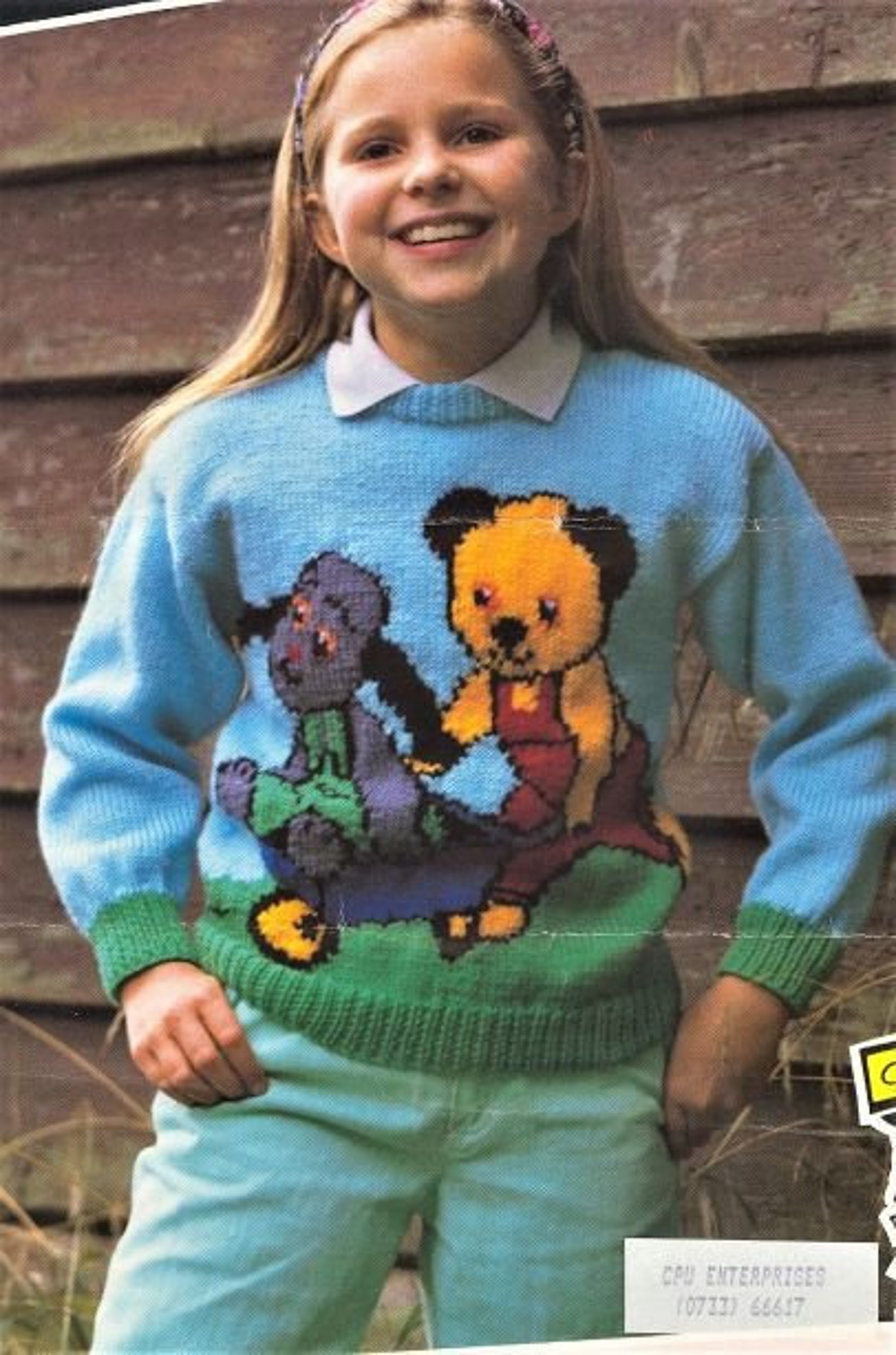 Nearly Free Sooty and Sweep Childs Jumper Knitting Pattern - Etsy