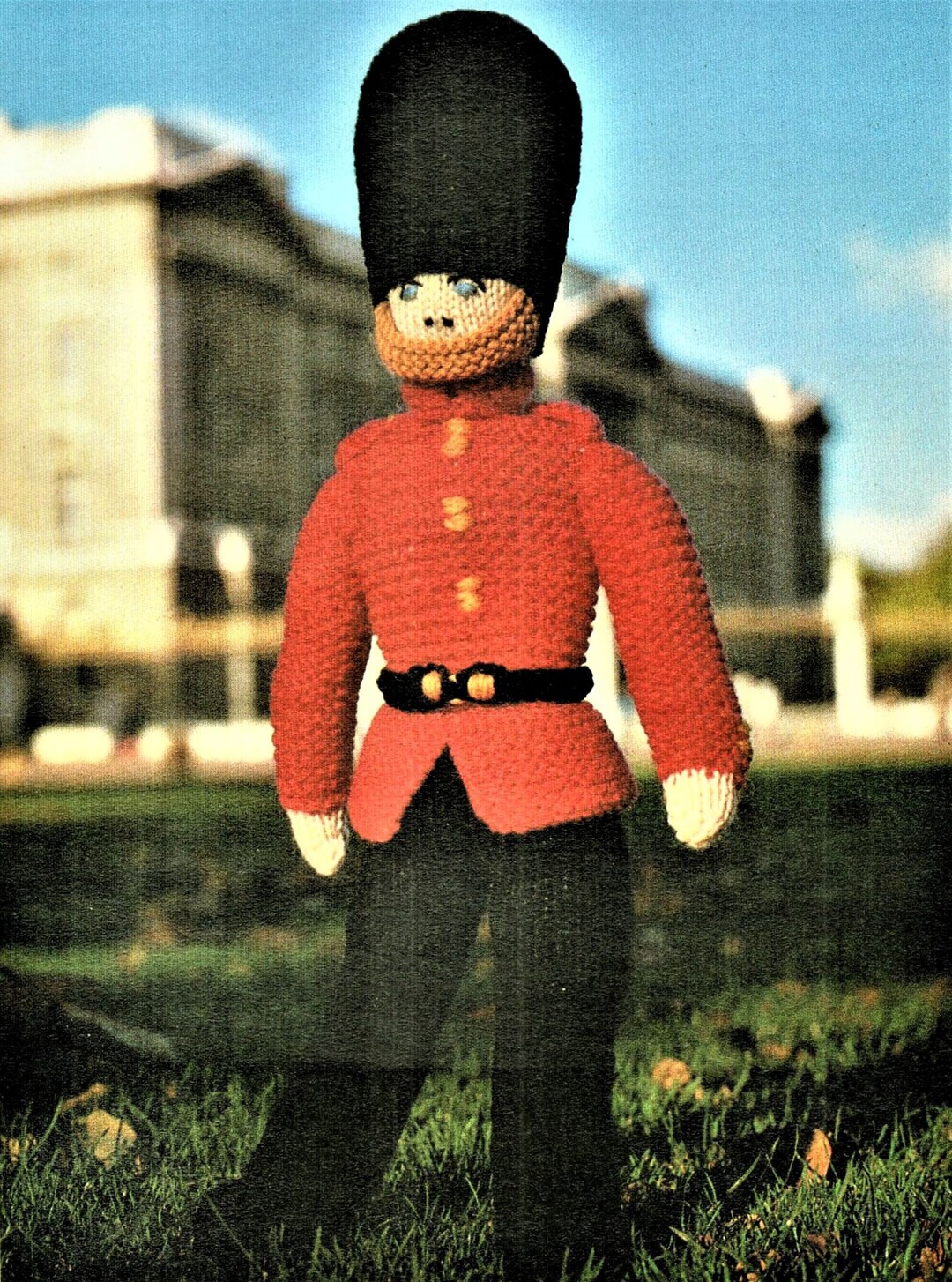 Knitted Toy Pattern, Soldier, Measures 19.25 Inches Tall, Double ...