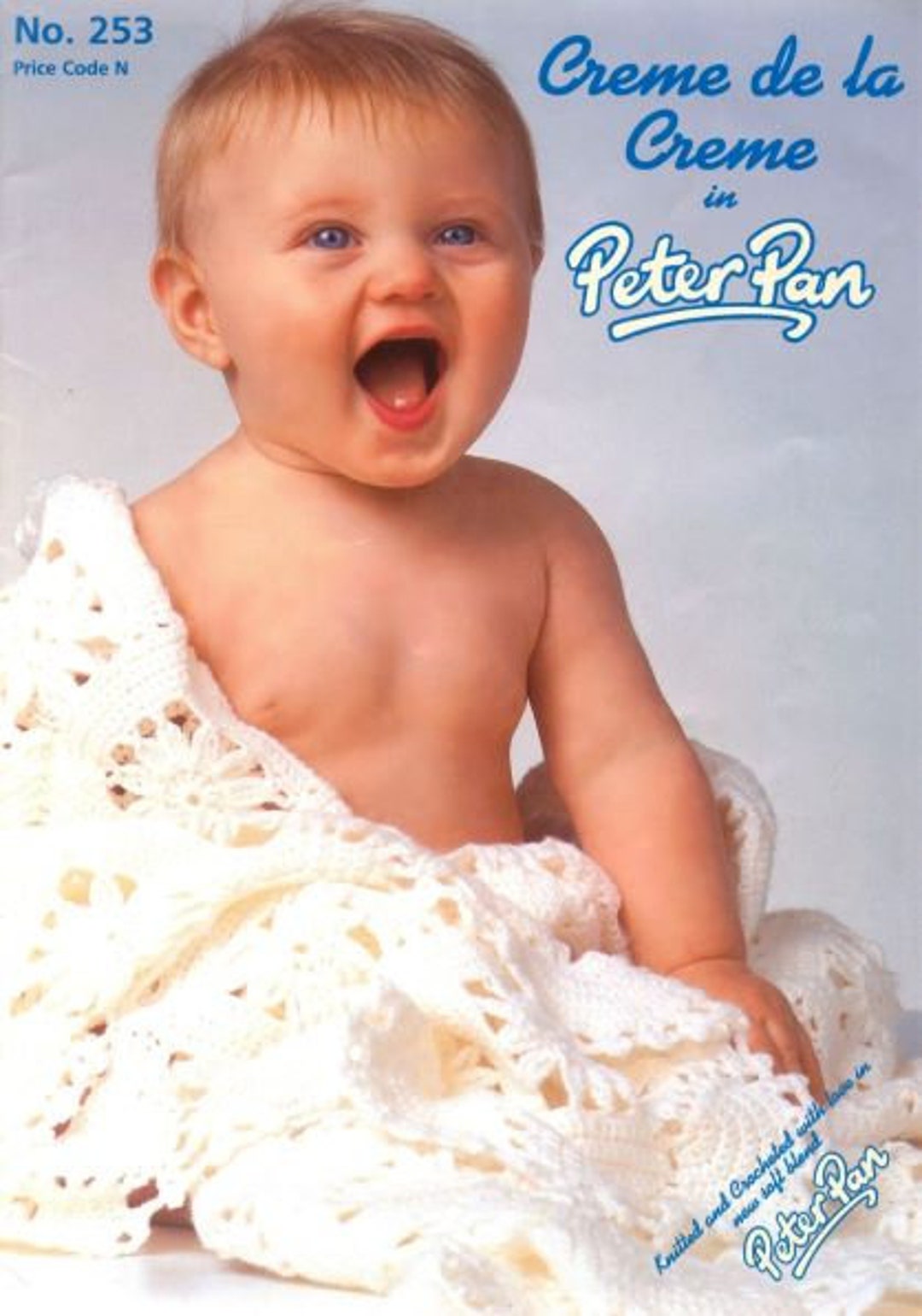 Baby Pattern Book, Knitting and Crochet, Size 12 to 24 Inch Chest, 4 ...