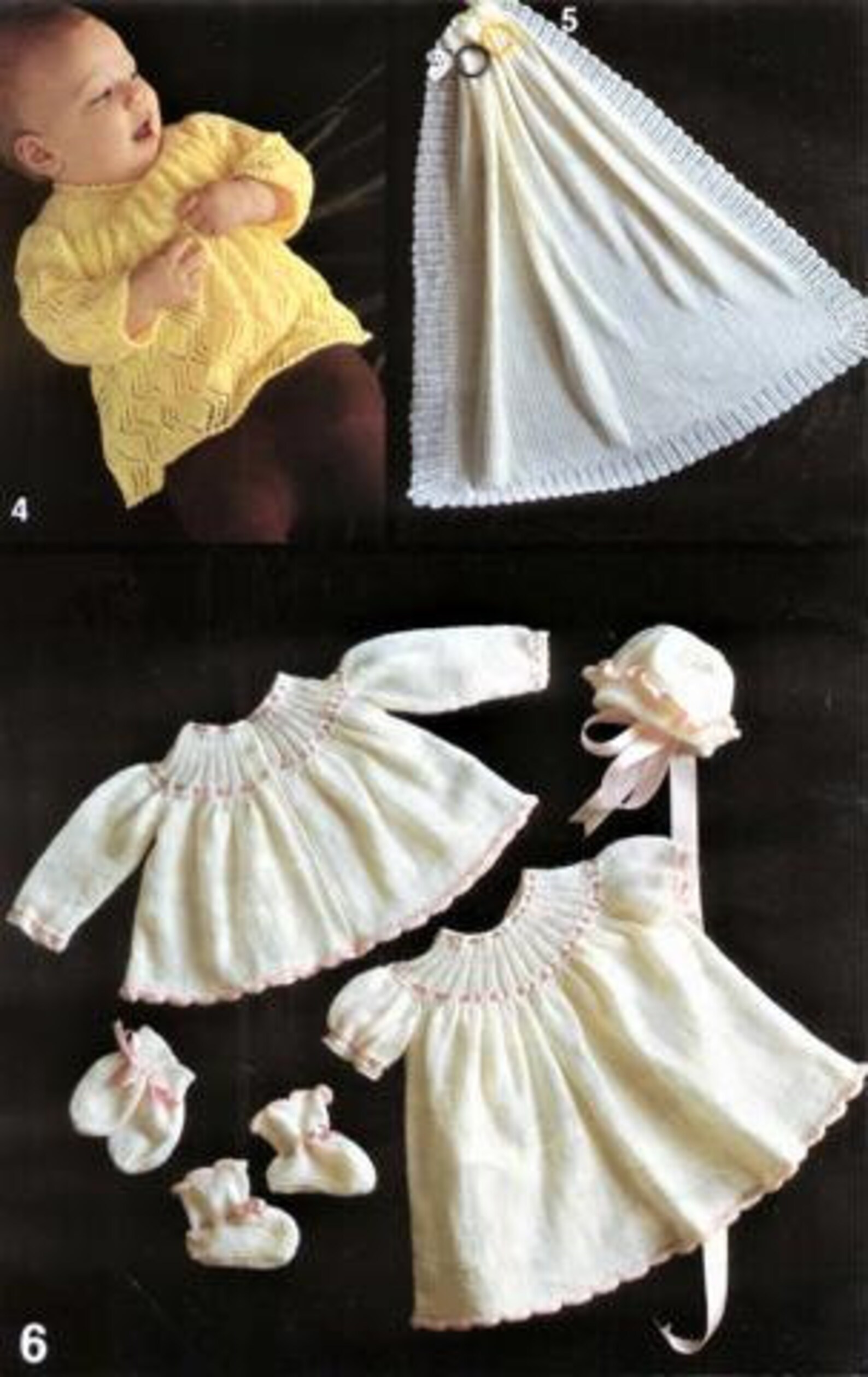 Nearly Free Baby Knitting Pattern Book Size 18 to 21 Inch | Etsy