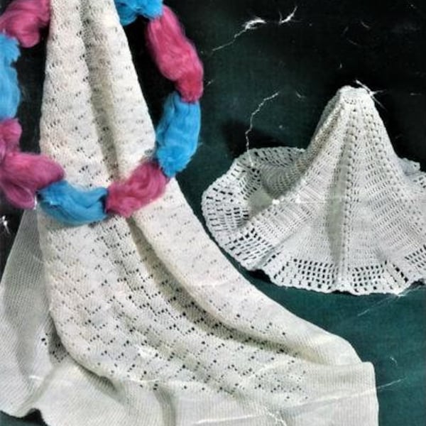 Round Knitted Baby Shawls - Etsy