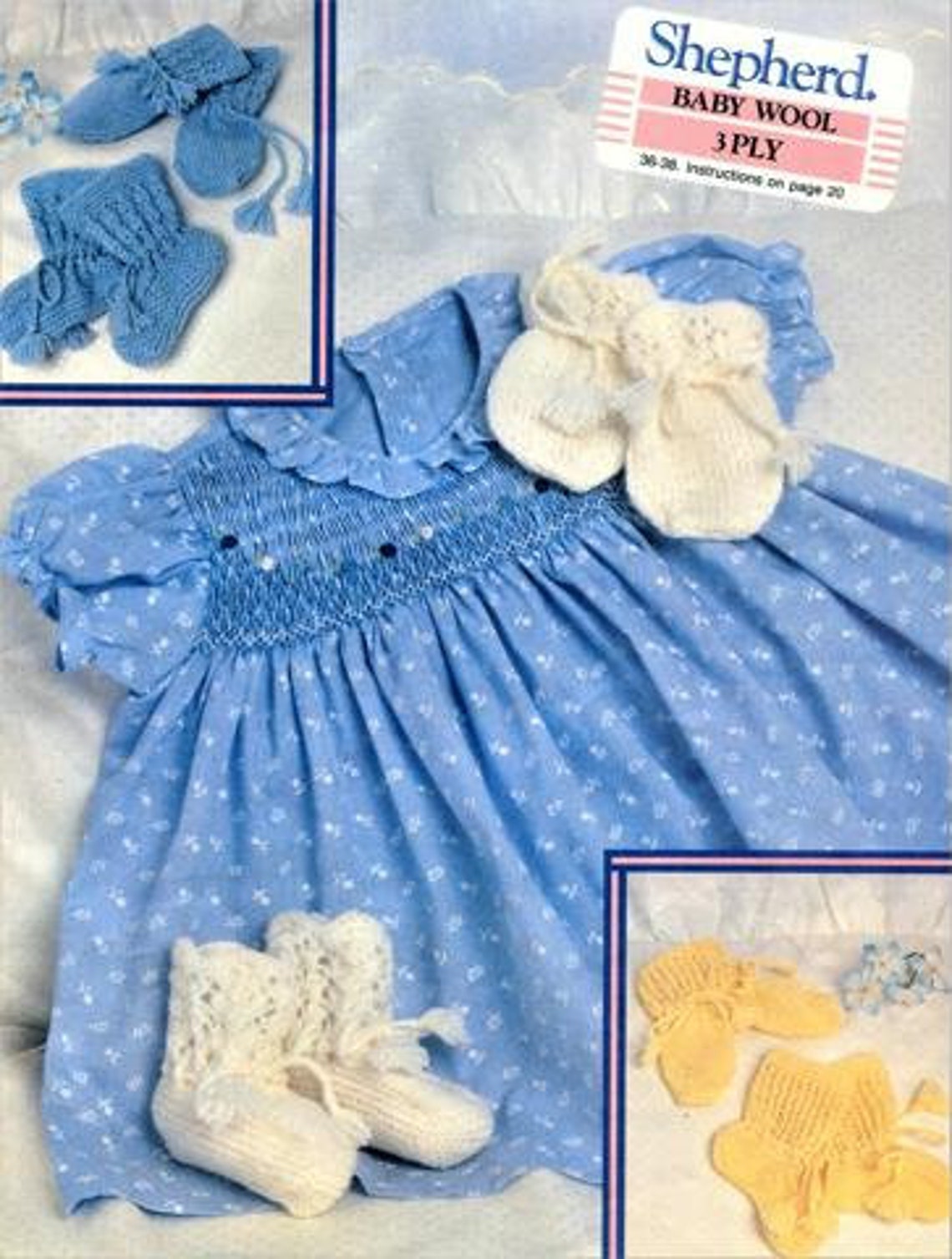 Baby Knitting and Crochet Pattern Book, Instant Download Pdf, Little ...