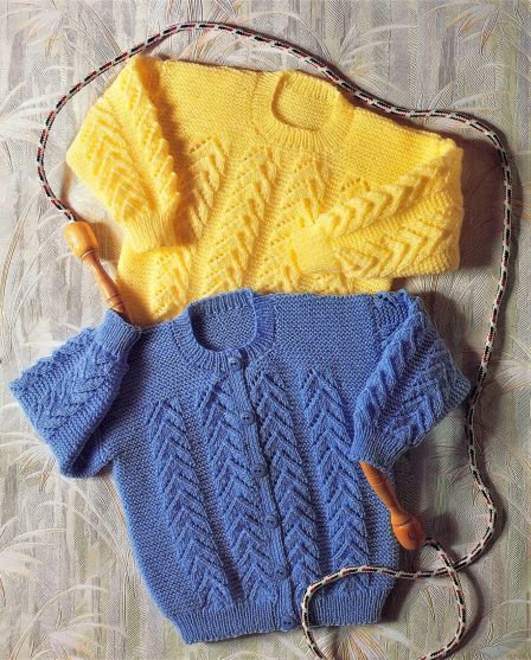 Toddler Jumper and Cardigan Knitting Pattern, Instant Download Pdf ...