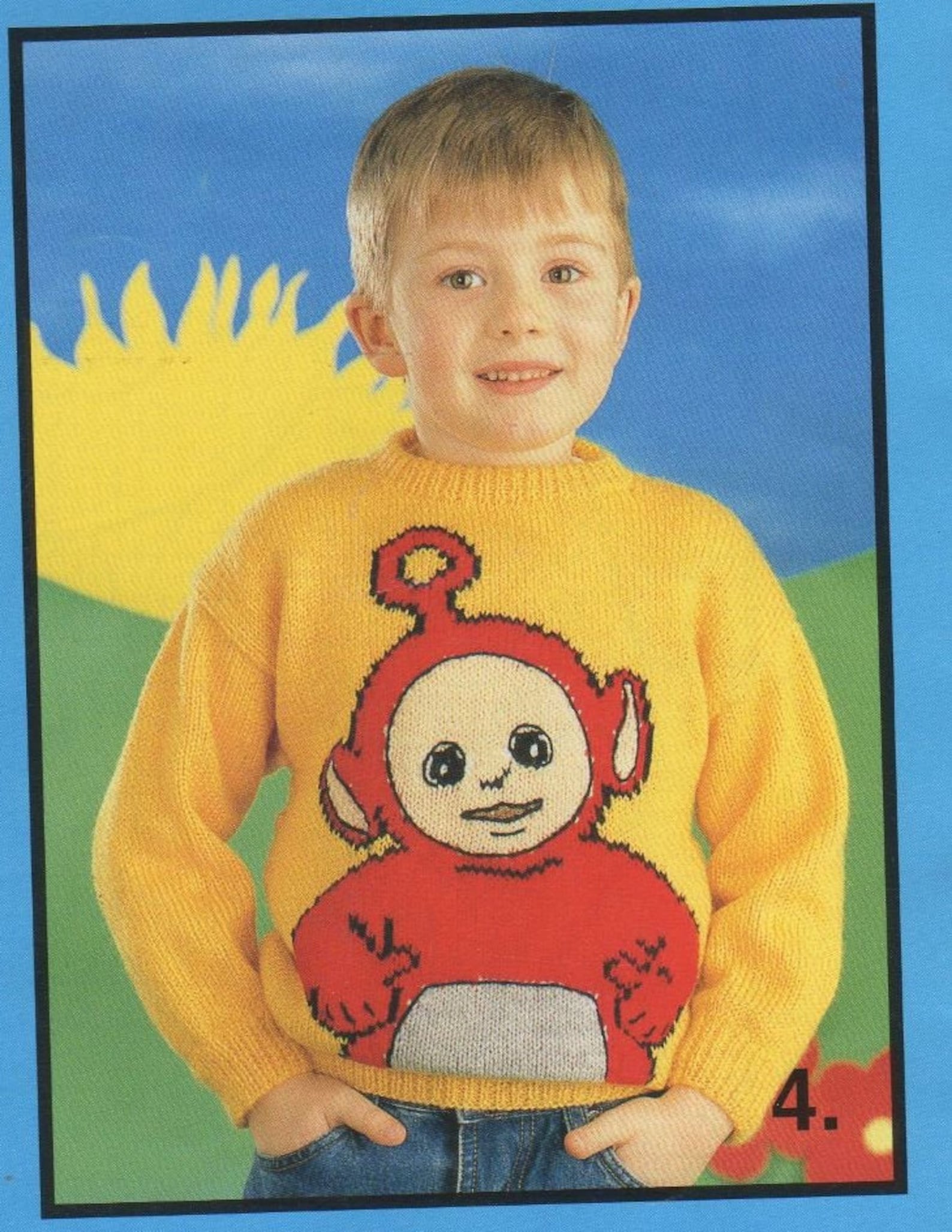 Nearly Free Toddlers to Adults Teletubbies Jumper Knitting - Etsy