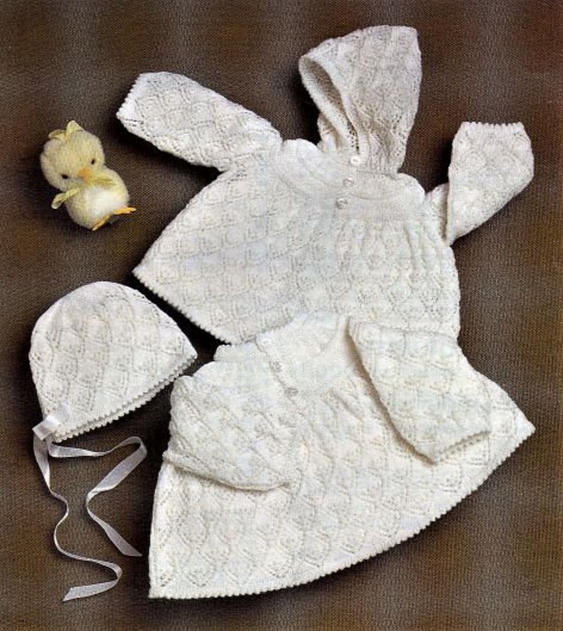 Angel Top Knitting Pattern for Baby, Instant Download Pdf, Size 18 to ...