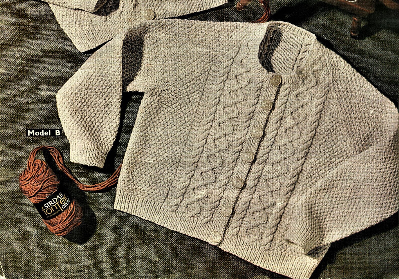 Baby Knitting Pattern, Cardigans, 22 to 24 Inch Chest, 4 Ply Yarn or ...