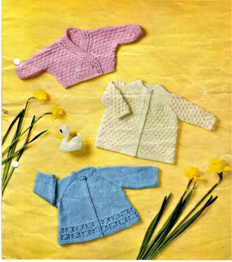 Baby Knitting Pattern Coat and Cardigan Instant Download - Etsy