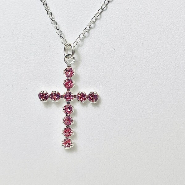 Pink Cross Chains - Etsy