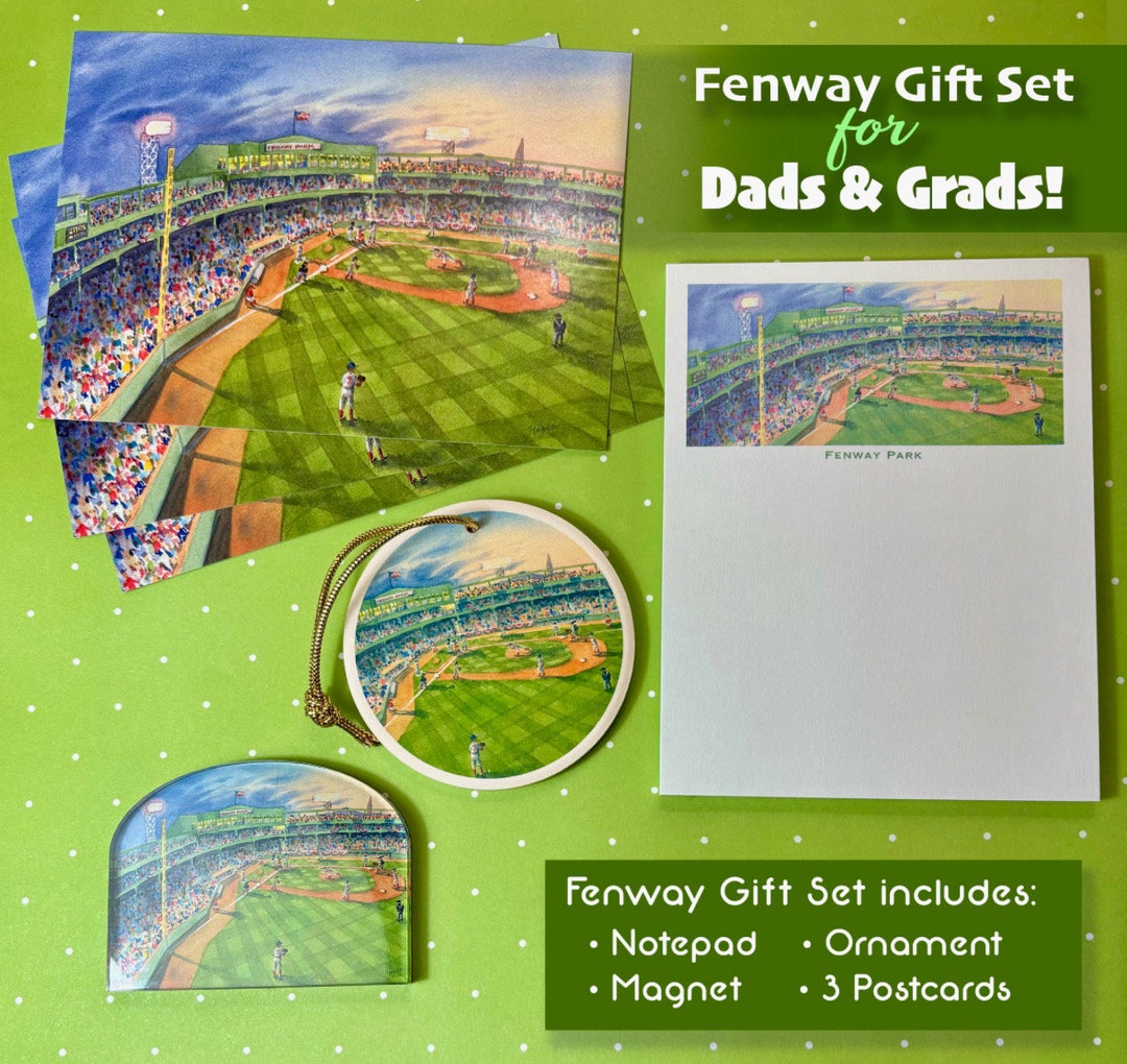 Dads and Grads Red Sox, Magnet, Mug, Note Pad, Postcard Set. Dad Gift ...