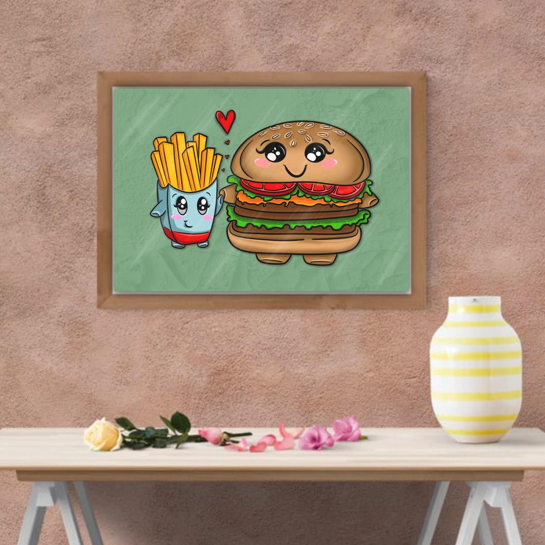 Derpy Tiger and Crow Printable Wall Art - Digital Download - Etsy