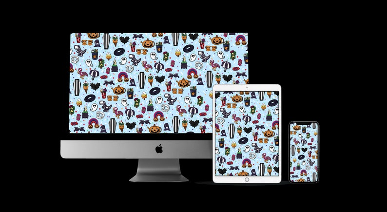 Summerween Digital Wallpaper for Phone, Tablet, & Computer-instant ...
