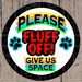 FLUFF OFF & *** Dog Printable Patches for Vest - Instant Download - Etsy