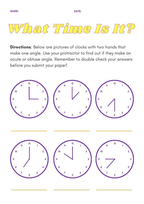 What Time is It Worksheet Svg-telling Time Practice Worksheet Svg ...