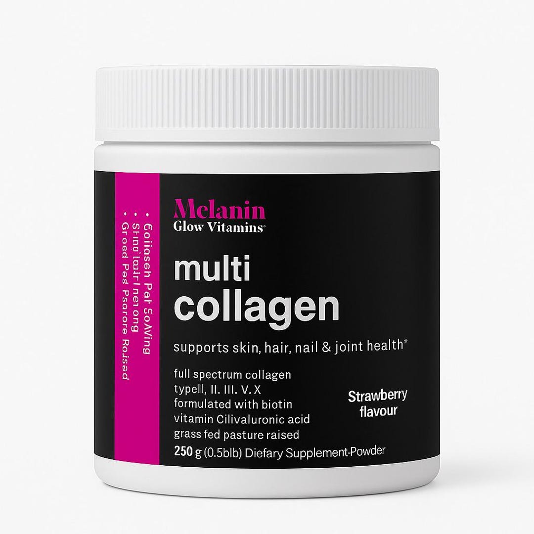 Melanin Glow Multi Collagen Supplement - Etsy