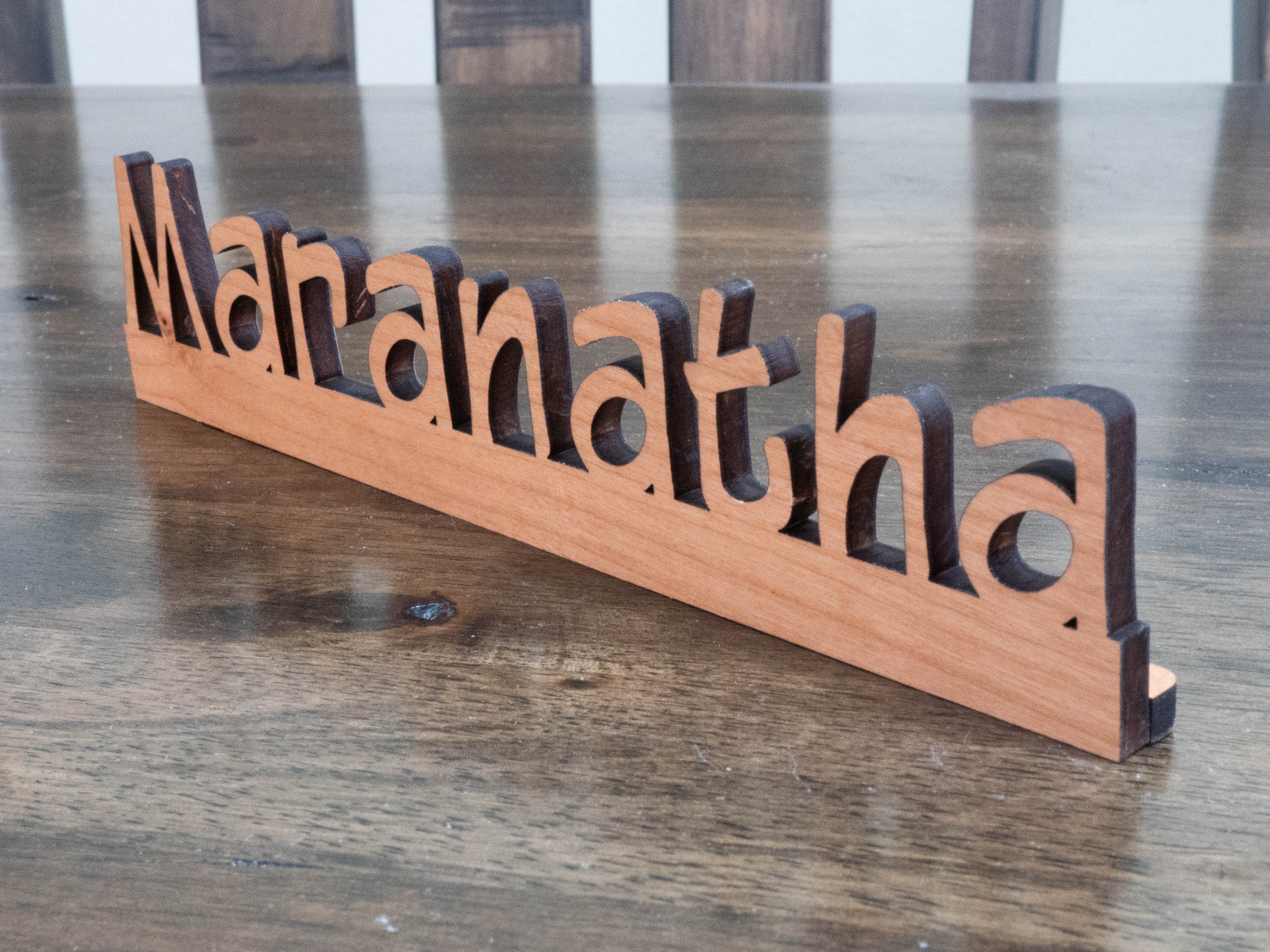 Maranatha Tabletop Sign - Etsy UK