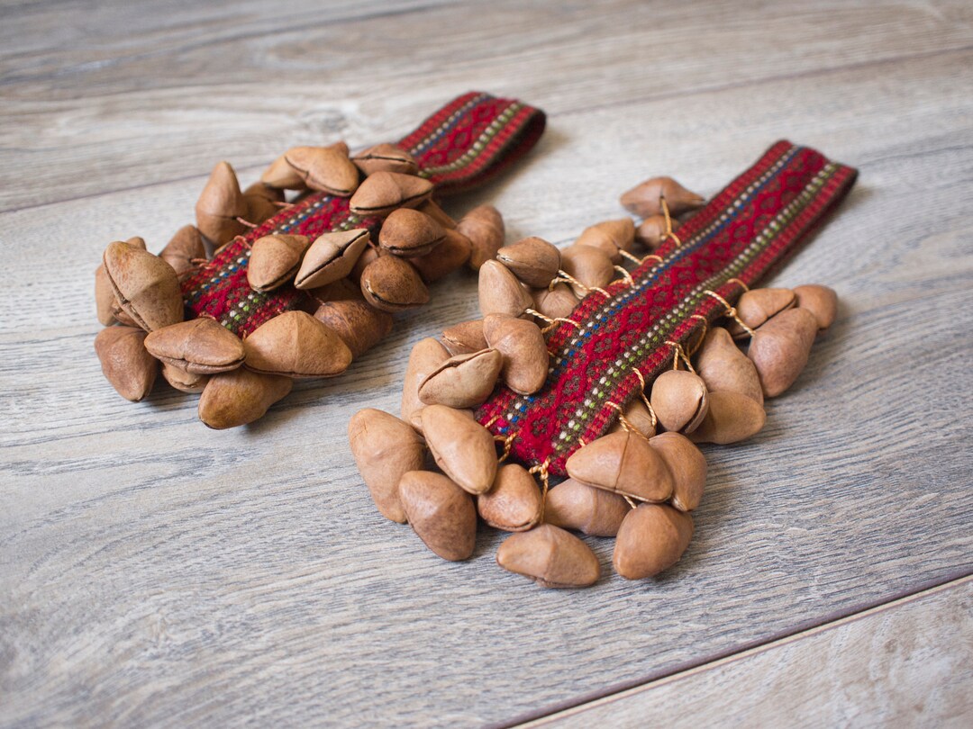 A Pair of Maracas Shaker Seed Chajchas - Etsy