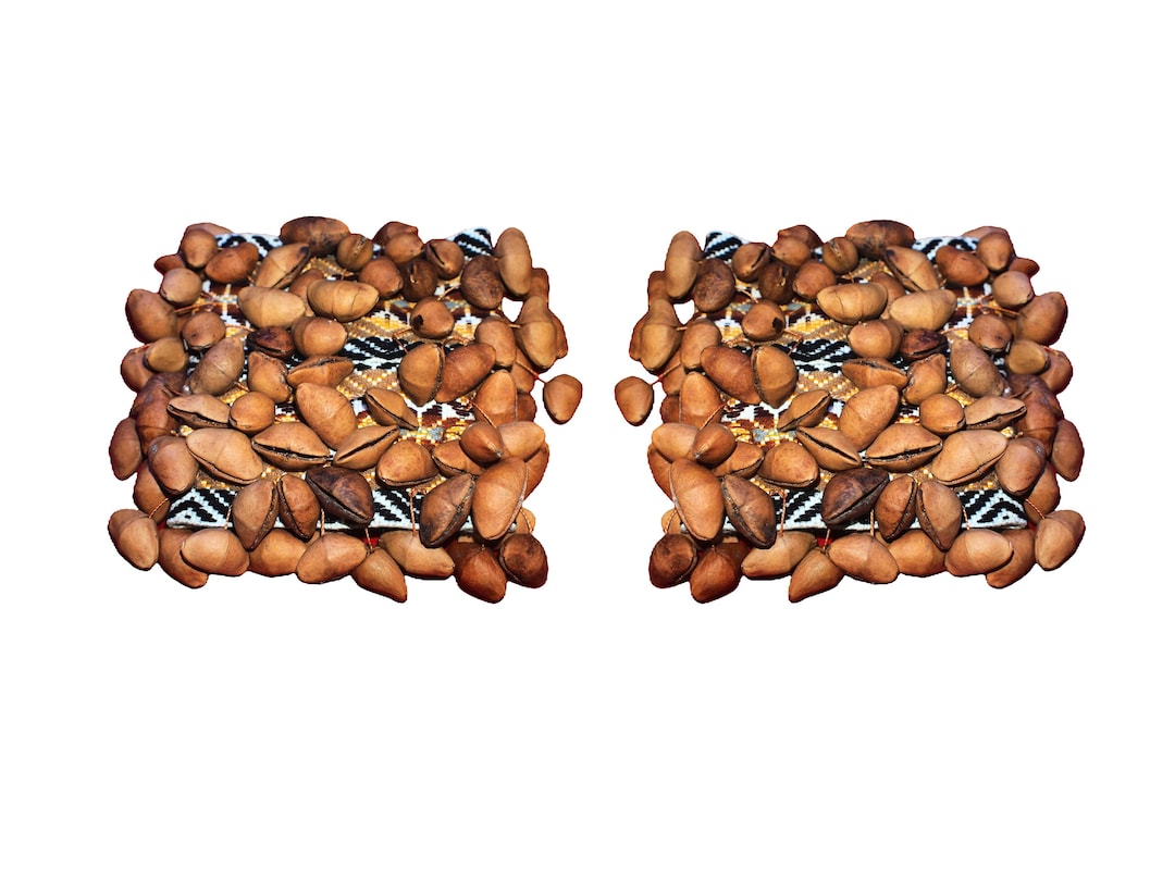 A Pair of Maracas Shaker Seed Chajchas - Anklets - Etsy