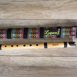 Professional Lupaca Quena Ebony and Bamboo in F - Etsy