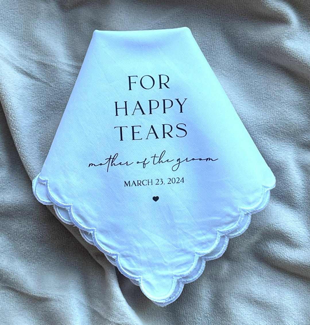Mother of the Groom Handkerchief From the Bride, Mother of the Bride ...