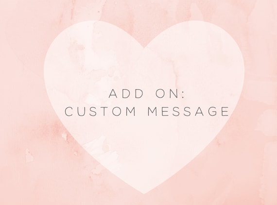 Message add On for Handkerchief Customize Your | Etsy