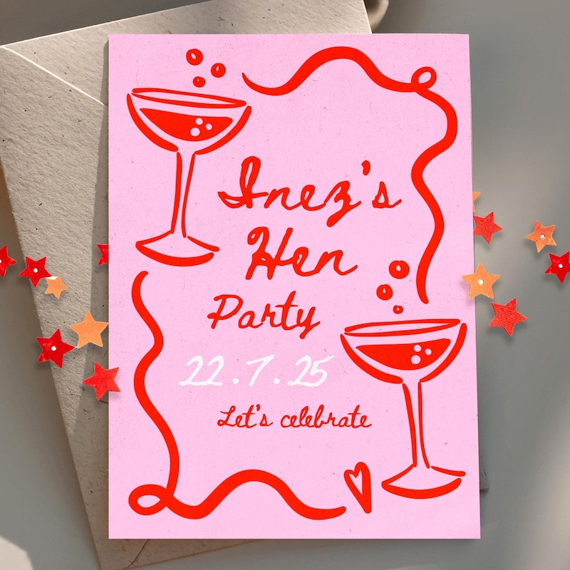 Hen Party Invite - Etsy