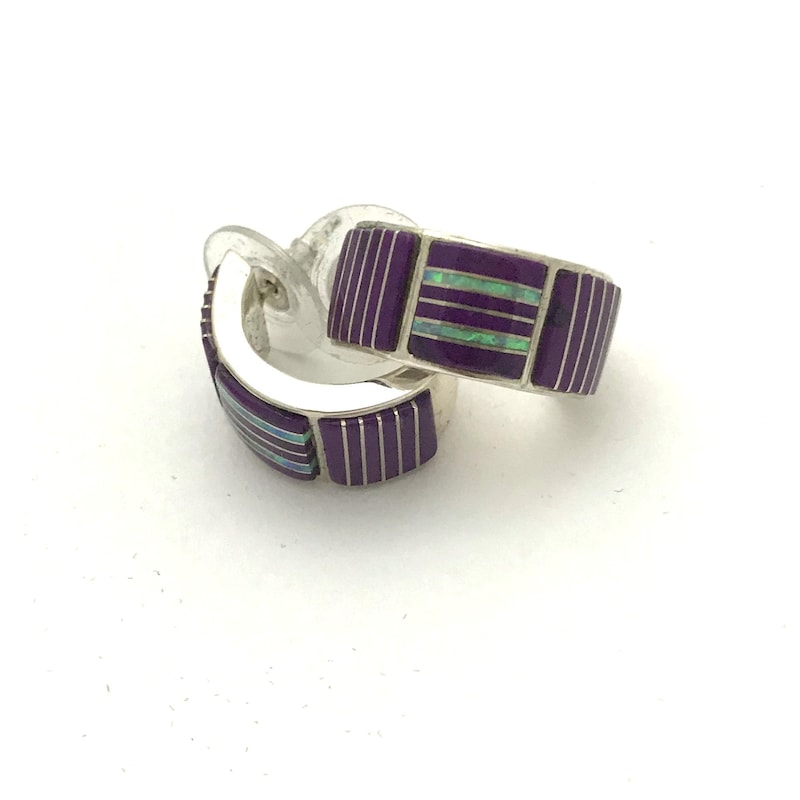 Native Inlay Earring - Etsy