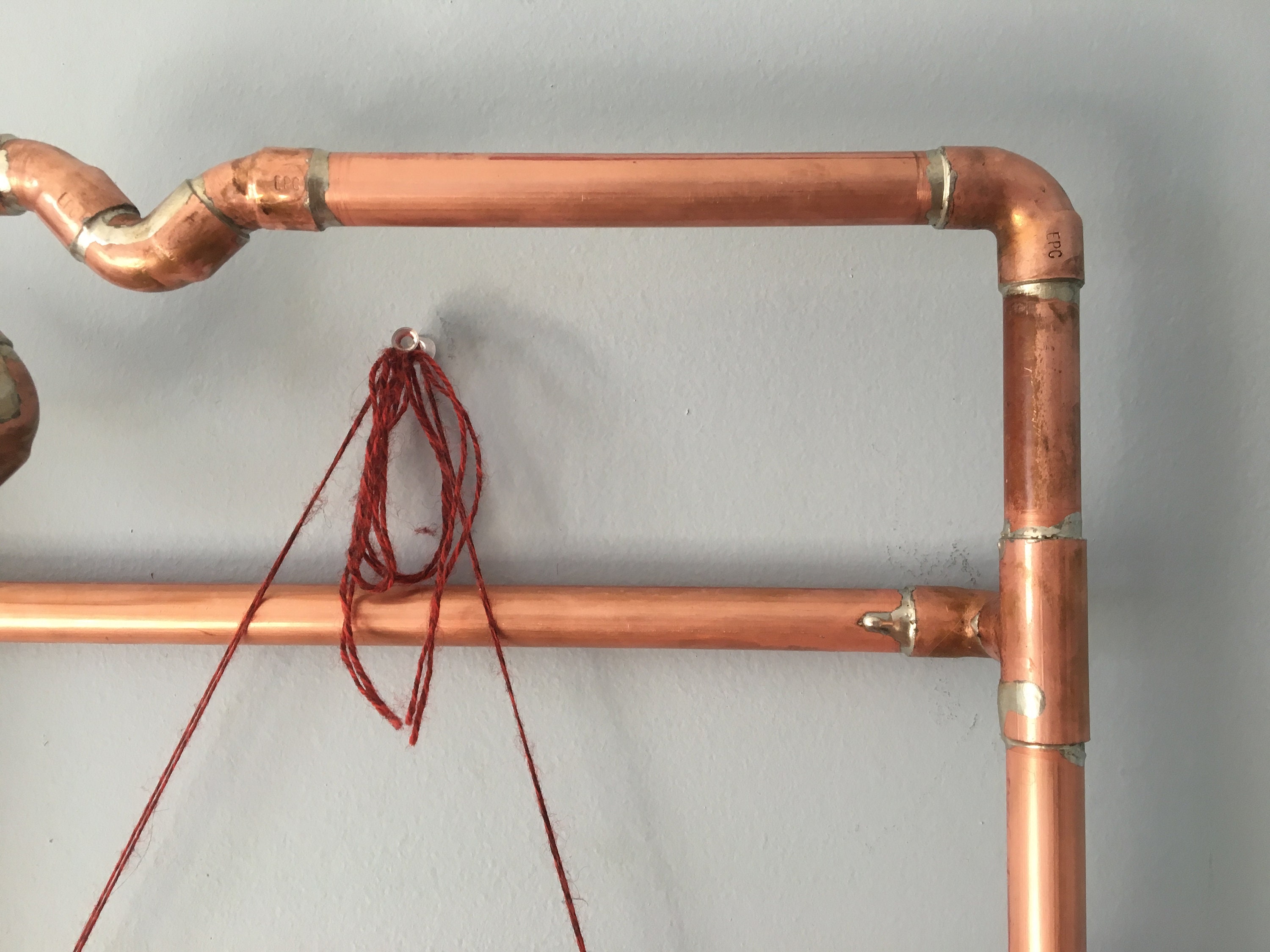 Copper Pipe Mirror Frame - Etsy