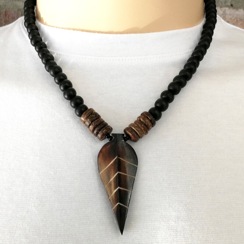 African Beaded Necklace Etsy