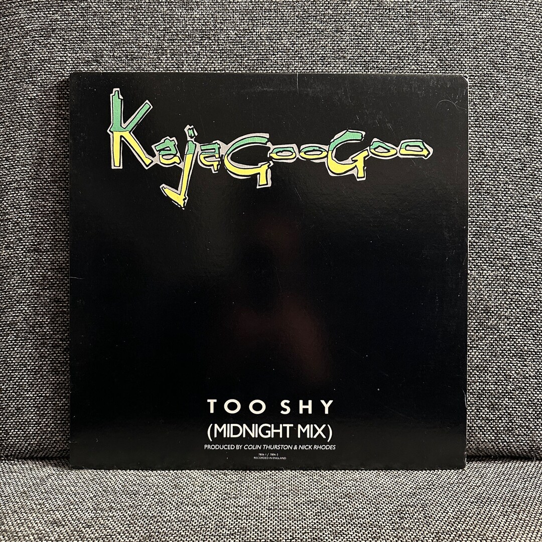 Kajagoogoo Too Shy Midnight Mix 12 Inch Single 1982 Synth-pop New Wave ...