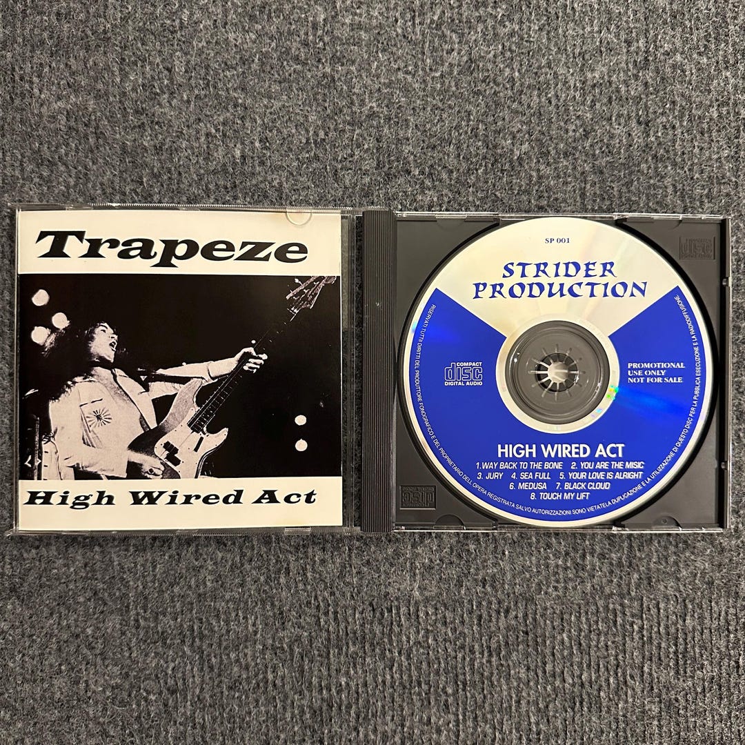 Trapeze High Wire Act ITALIAN CD 1997 Live in Texas 1971 & 1972 - Etsy