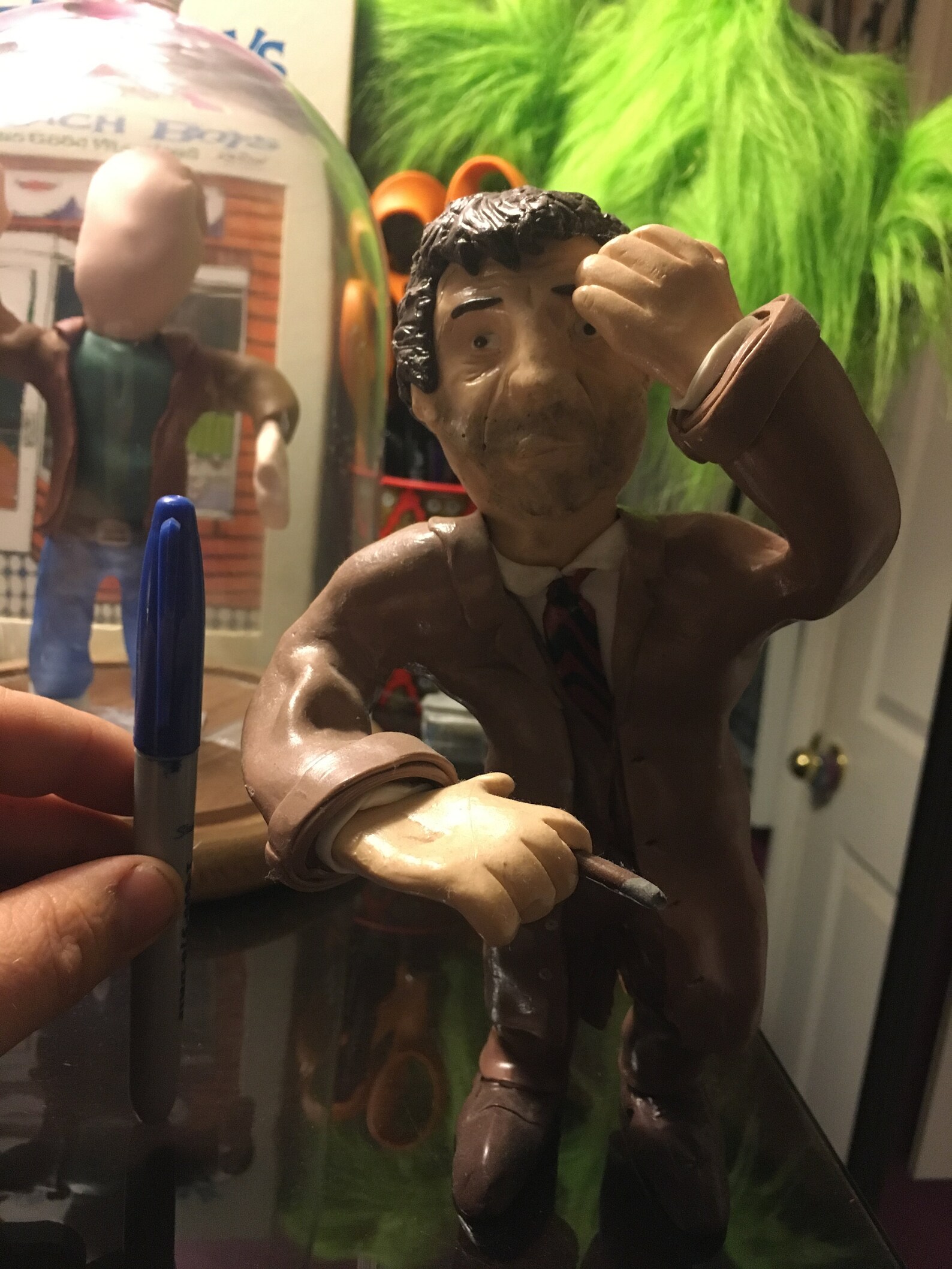 Columbo Peter Falk Hand Made Figurine | Etsy