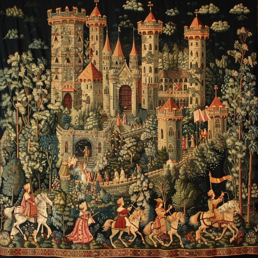 Medieval Castle2 Cross Stitch Pattern - Etsy