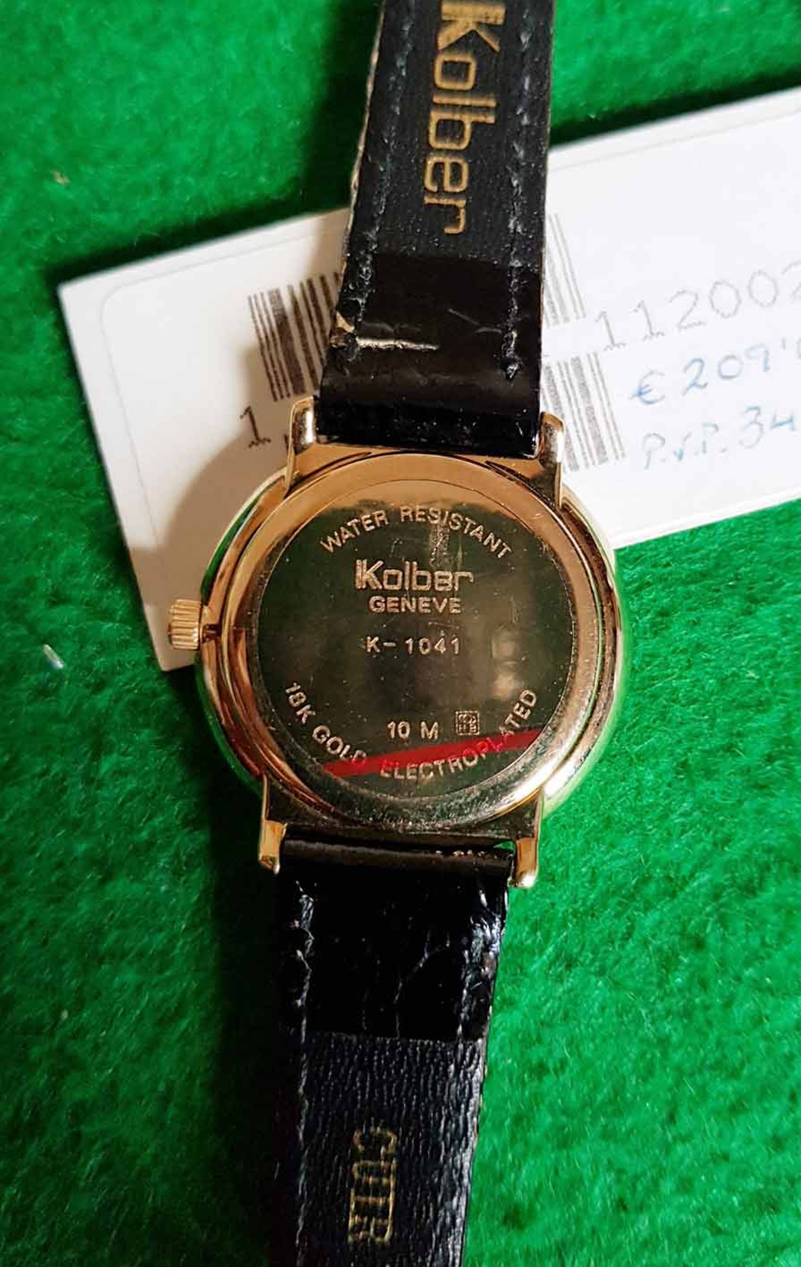 KOLBER GENEVE electroplated 10m 18k Swiss made vintage | Etsy