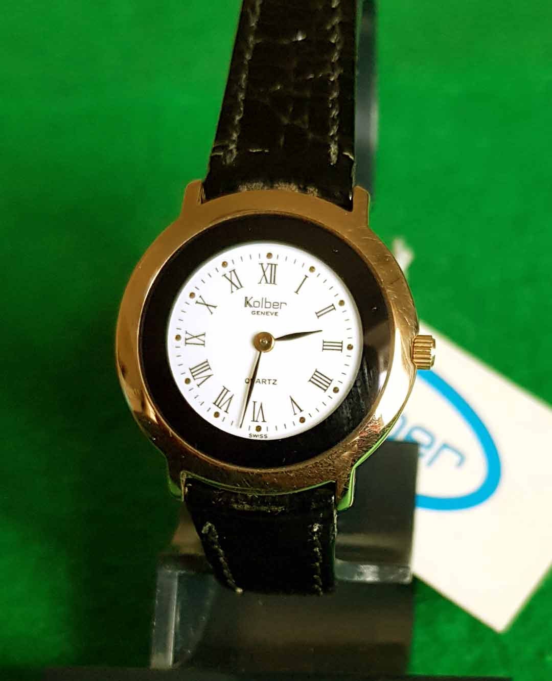 KOLBER GENEVE electroplated 10m 18k Swiss made vintage | Etsy