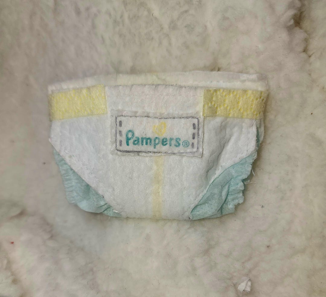 7" Doll Diaper: Mini OOAK Polymer Clay Baby, Reborn, Silicone - Etsy