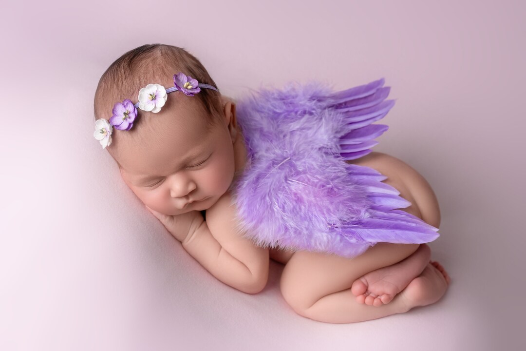 Newborn Angel Wings, Baby Wings, Baby Fairy Wings, Newborn Wings and ...