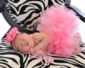 Pink Baby Tutu Hot Pink Tutu Sewn Infant Tutu Ready to - Etsy