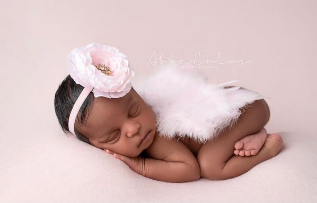 Pink Newborn Angel Wings, Baby Wings, Baby Fairy Wings, Newborn Wings ...