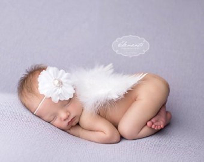 WHITE FEATHER Newborn Angel Wings Baby Wings Newborn Wings | Etsy